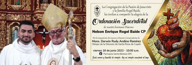PRIESTLY ORDINATIONFr. Nelson Enrique Rogel Baide (SCOR) – PASSIOCHRISTI